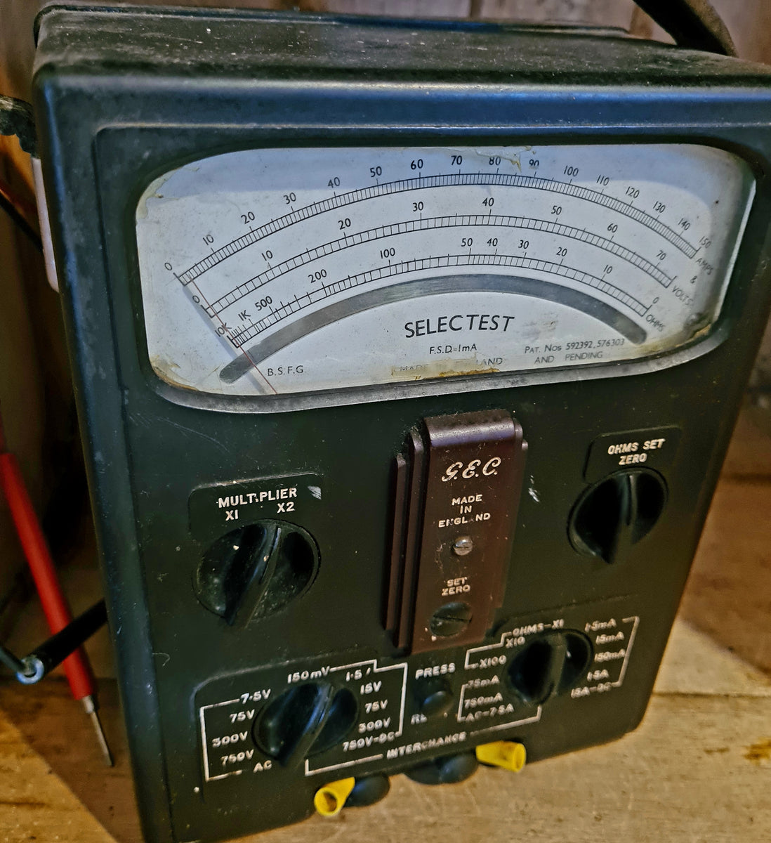 Vintagepickers vintage select test meter. – vintagepickers