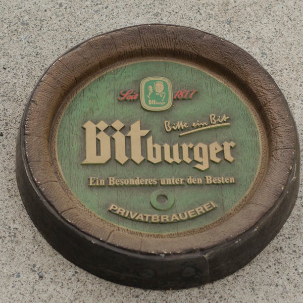 Vintage Beer Signage - German Bitburger – vintagepickers